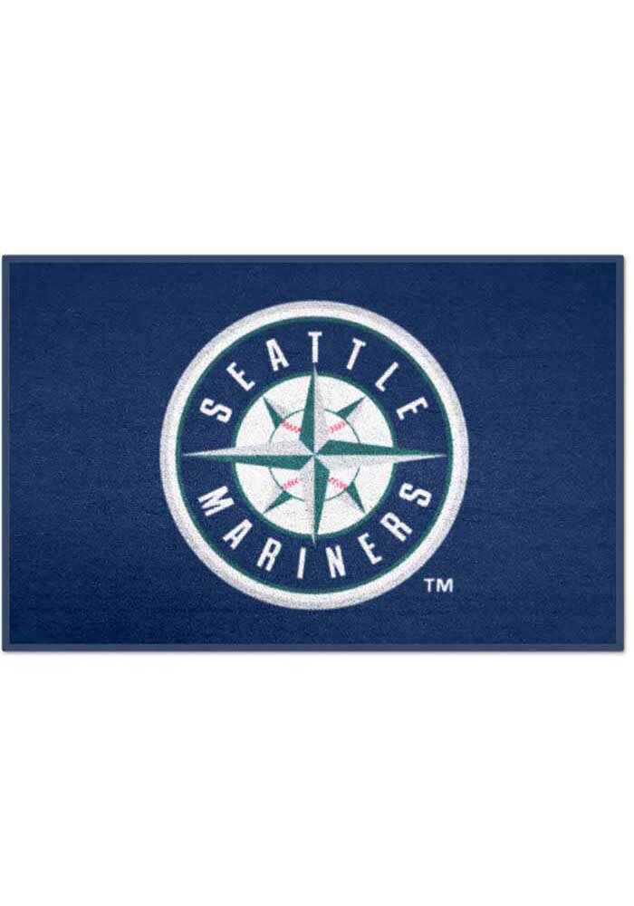 Seattle Mariners Logo Interior Rug NAVY - 73327869