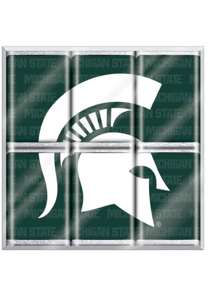 Michigan State Spartans GREEN 6 Piece Logo Puzzle Pack Candy - 73500040