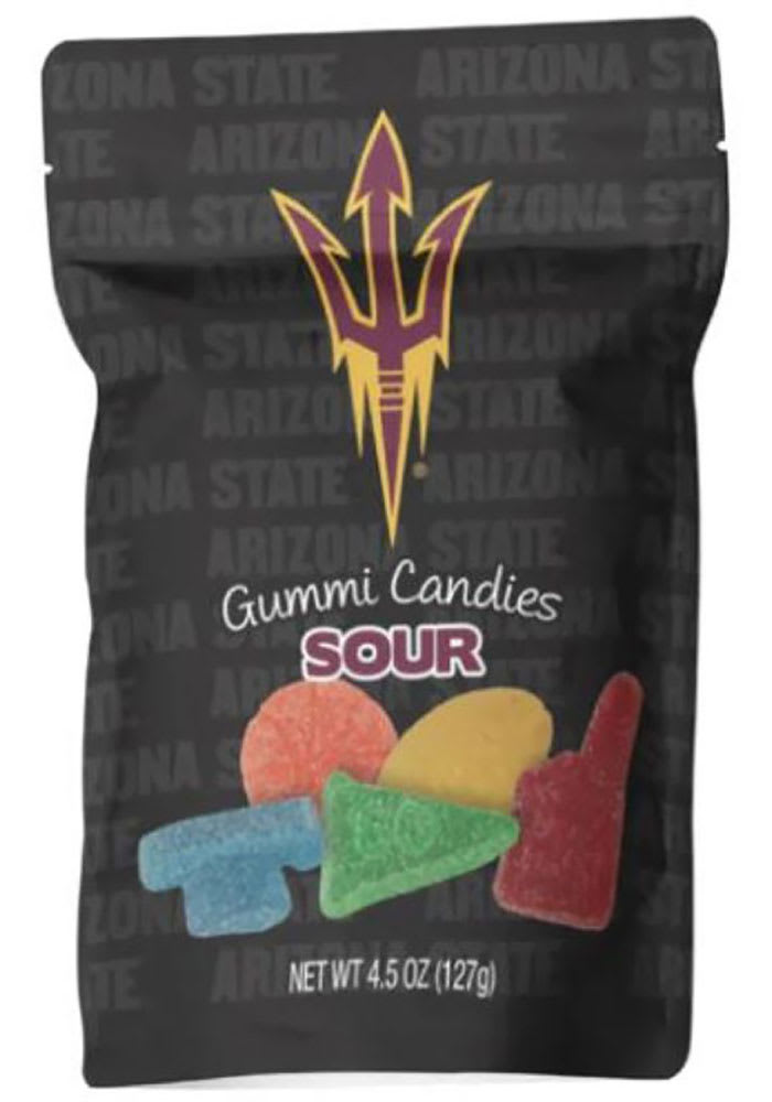 Arizona State Sun Devils Red Sour Gummies Candy - 7350037