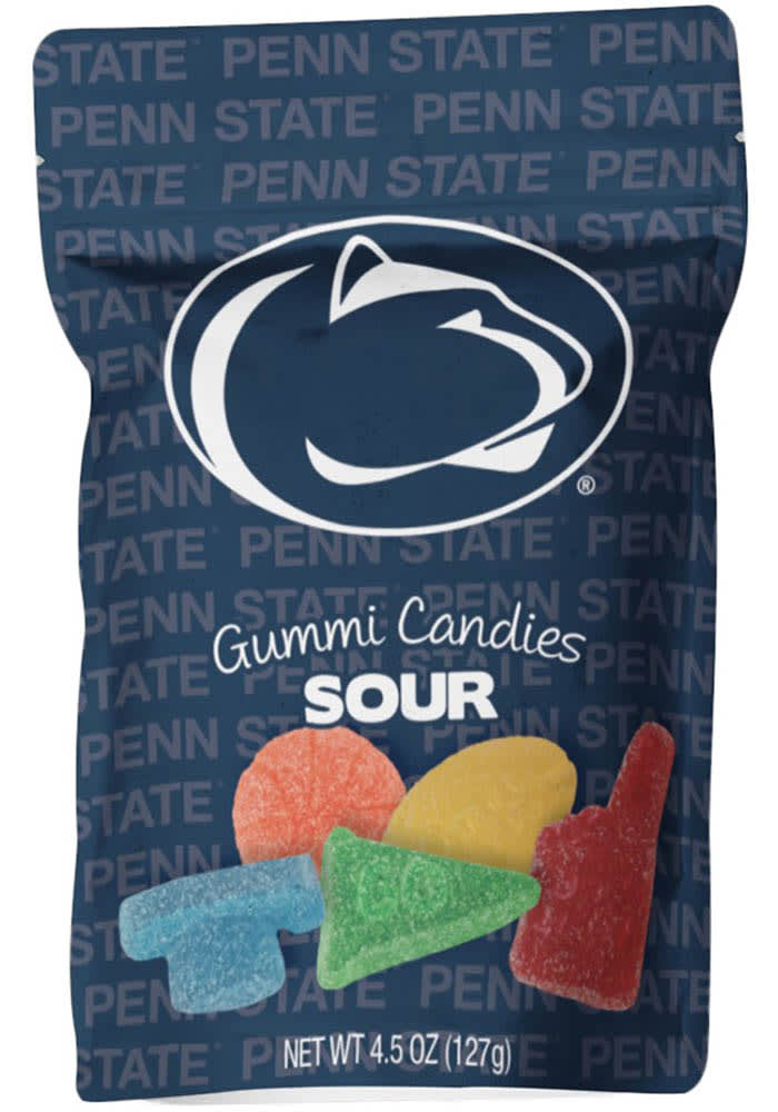 Penn State Nittany Lions BLUE Sour Gummies Candy - 7350068
