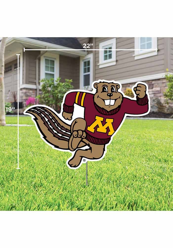Minnesota Golden Gophers BROWN Mascot Yard Sign - 735921152