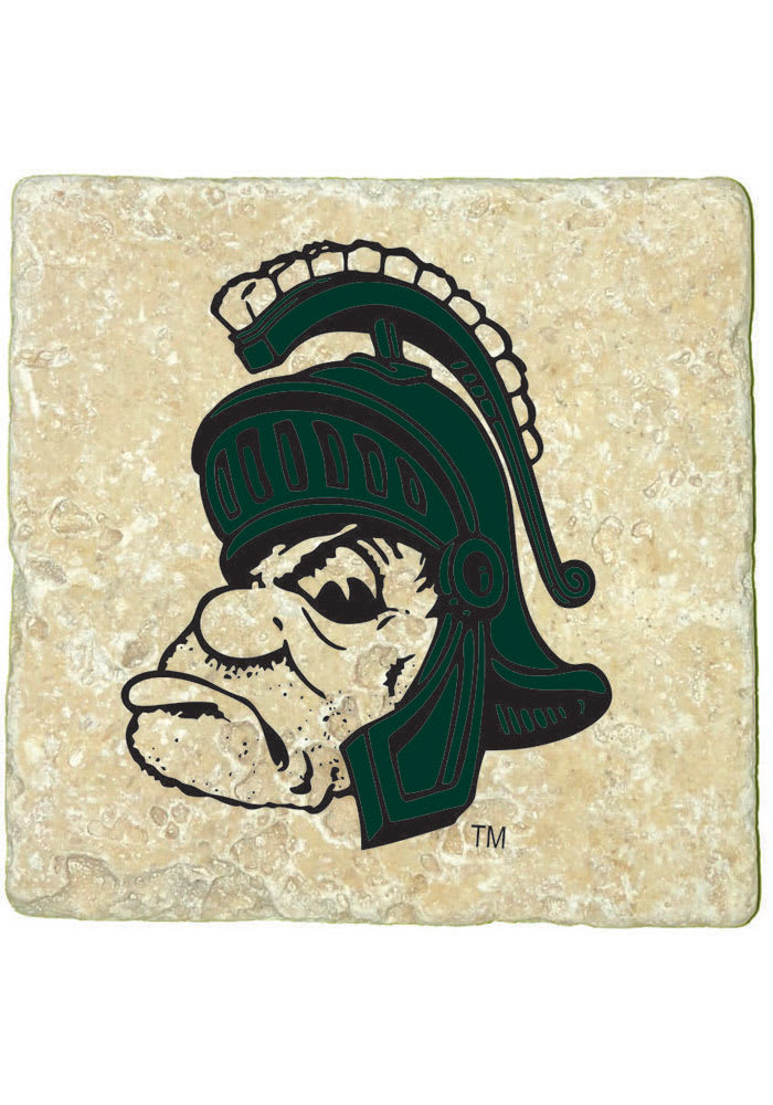 Michigan State Spartans GREEN Vault 4x4 Coaster - 7390050