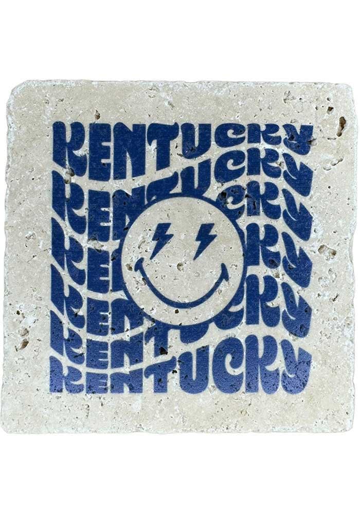 Kentucky BLUE Smiley Face Wave Coaster - 7390402