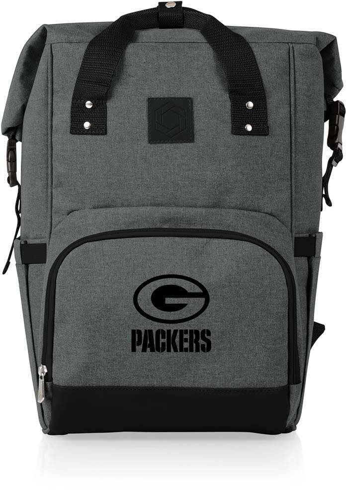 Green Bay Packers GRAY Roll Top Backpack Cooler - 74201806