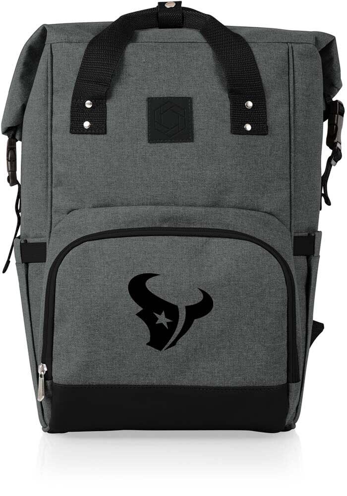 Houston Texans GRAY Roll Top Backpack Cooler - 74201807