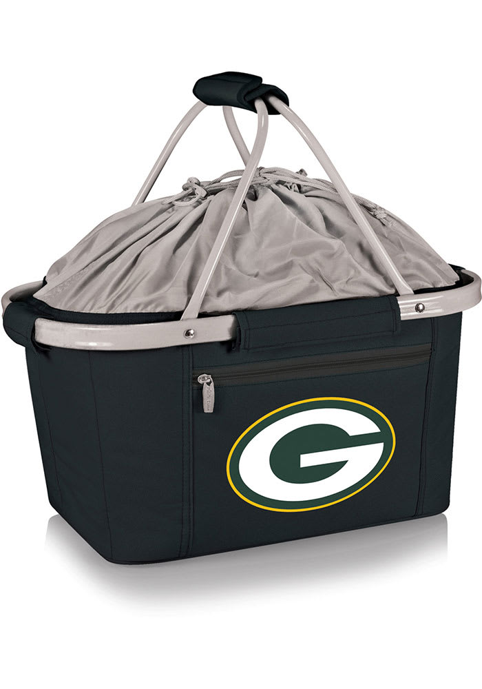 Green Bay Packers Metro Collapsible Basket Cooler - BLACK