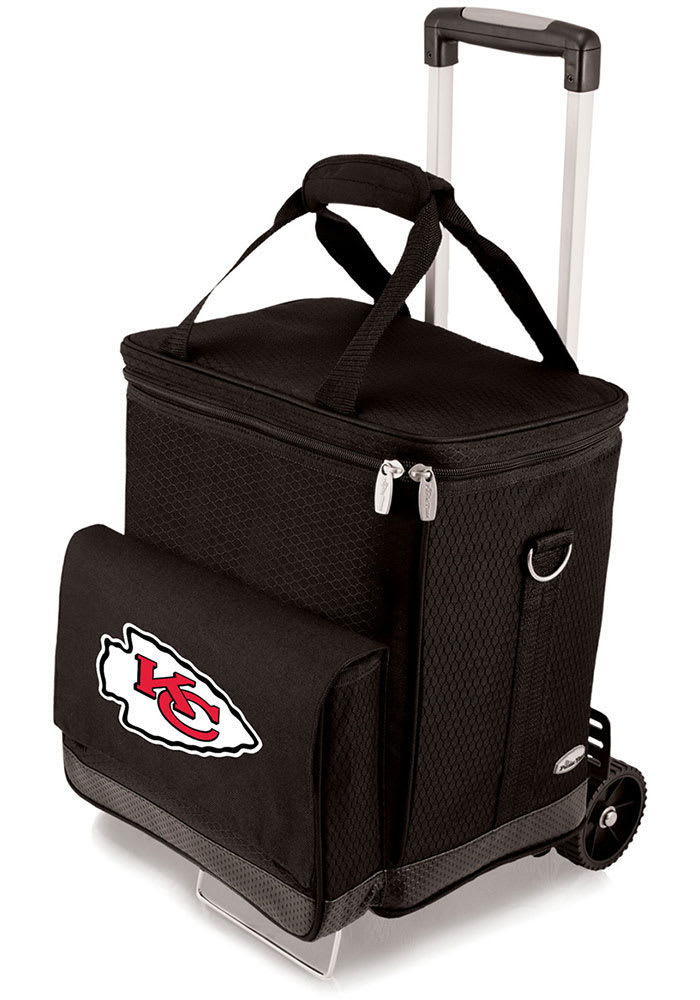 Kansas City Chiefs BLACK Wine Cellar Trolley Cooler - 74202238