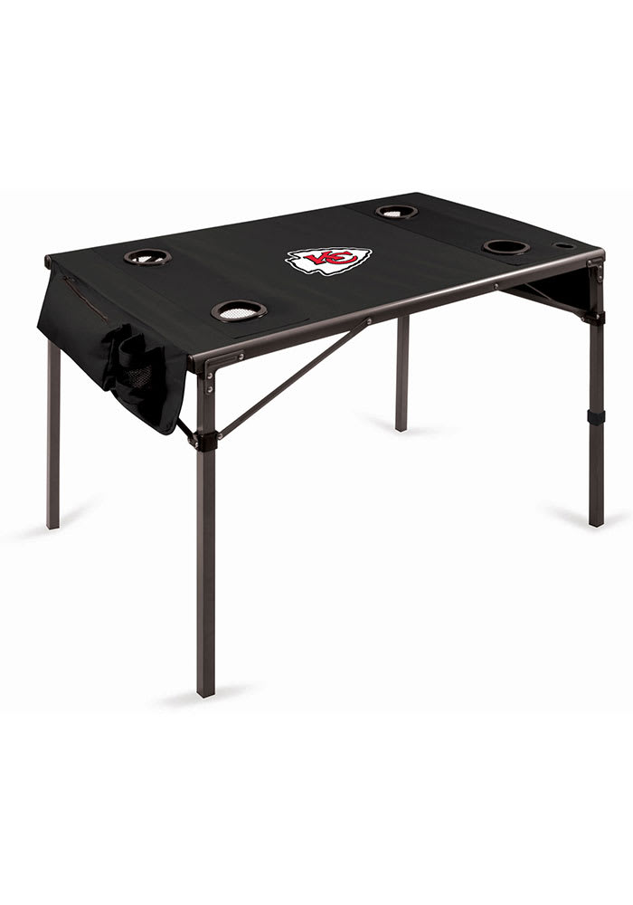 Kansas City Chiefs BLACK Portable Folding Table - 74202619