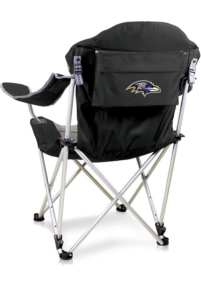 Baltimore Ravens BLACK Reclining Folding Chair - 74202654