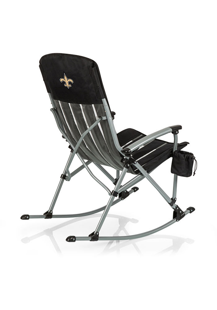 New Orleans Saints BLACK Rocking Camp Folding Chair - 74202703