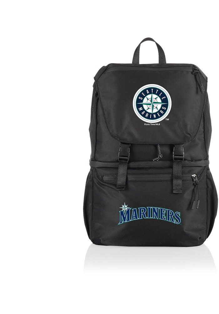 Seattle Mariners BLACK Tarana Eco-Friendly Backpack Cooler - 74204869
