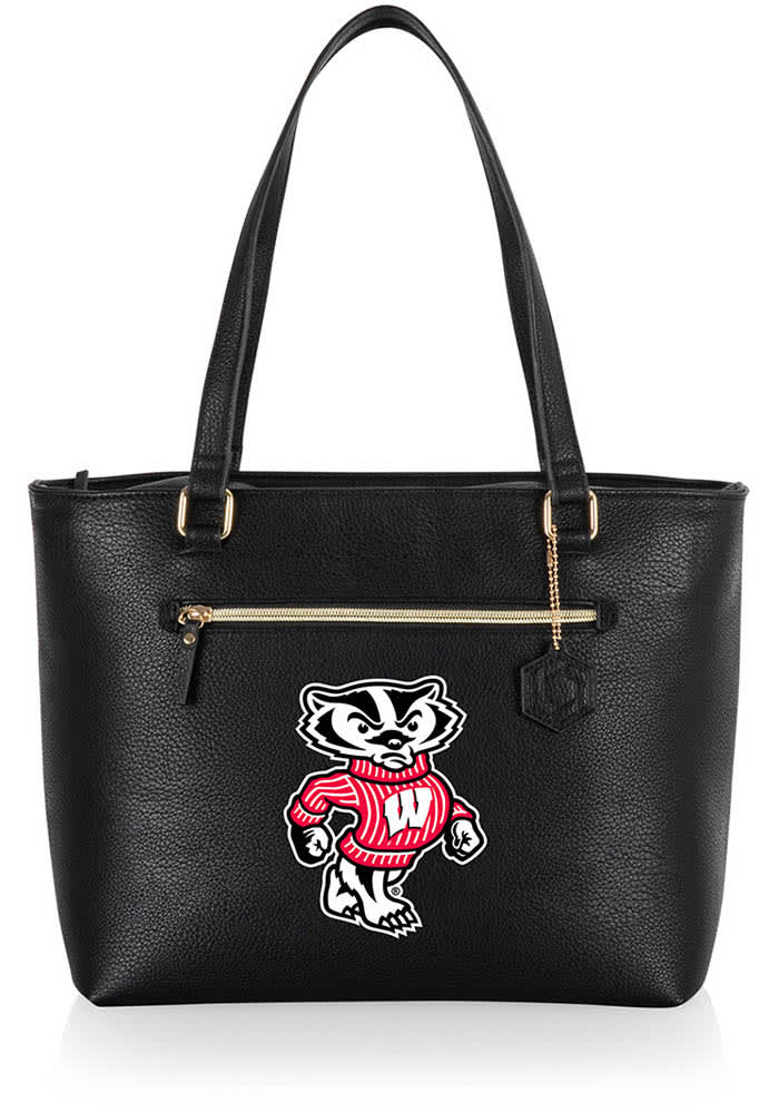 Wisconsin Badgers BLACK Uptown Purse Cooler - 74205056