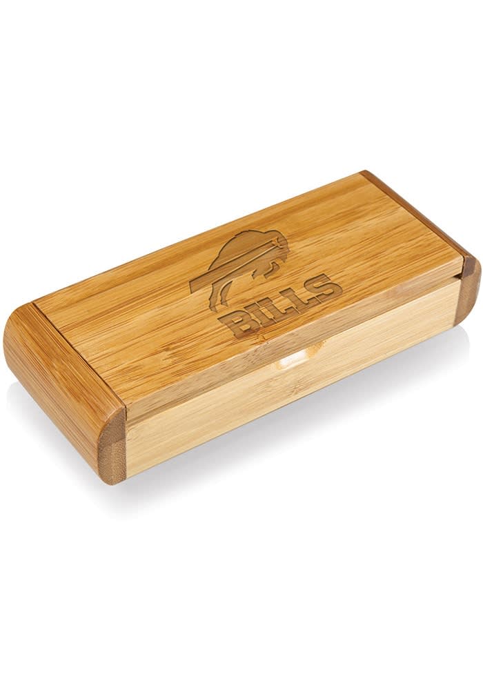 Buffalo Bills BROWN Elan Bamboo Box and Deluxe Bottle Opener - 74205105