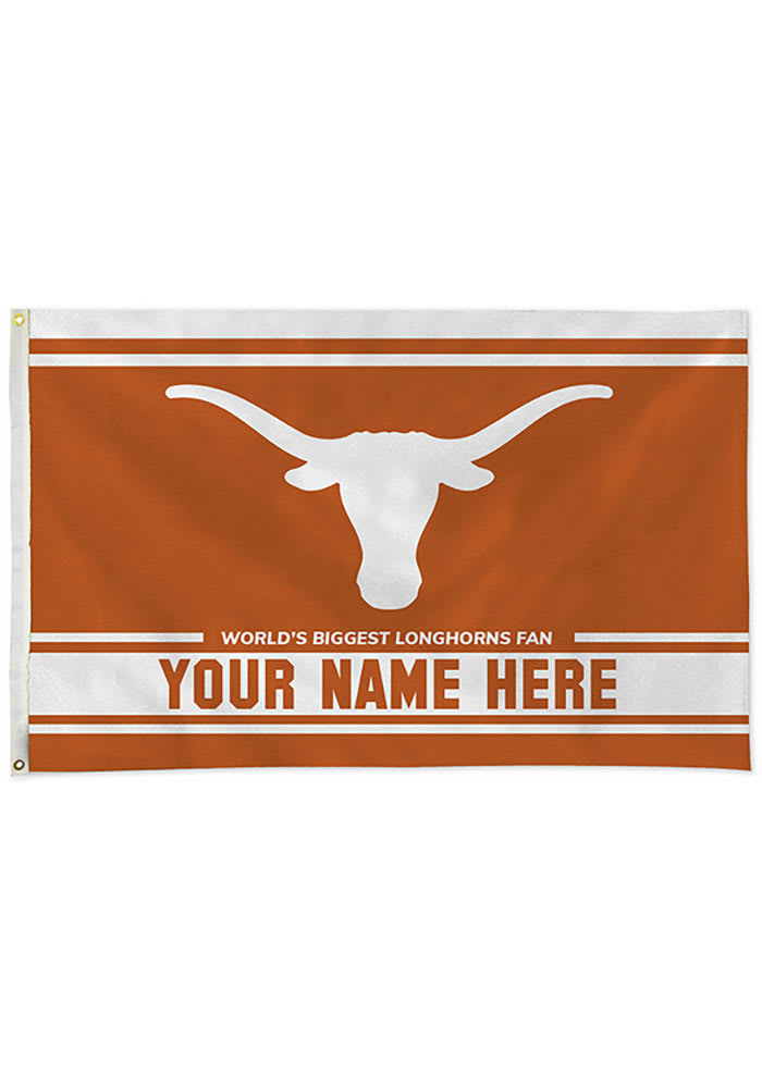 Texas Longhorns BURNTORANGE Personalized 3x5 Banner - 74261648