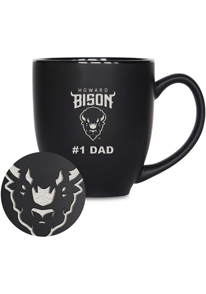 Howard Bison BLACK 15oz #1 Dad Bistro Ceramic Mug - 74264211