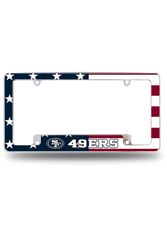 San Francisco 49ers License Plate Frame - San Francisco 49ers Red US ...
