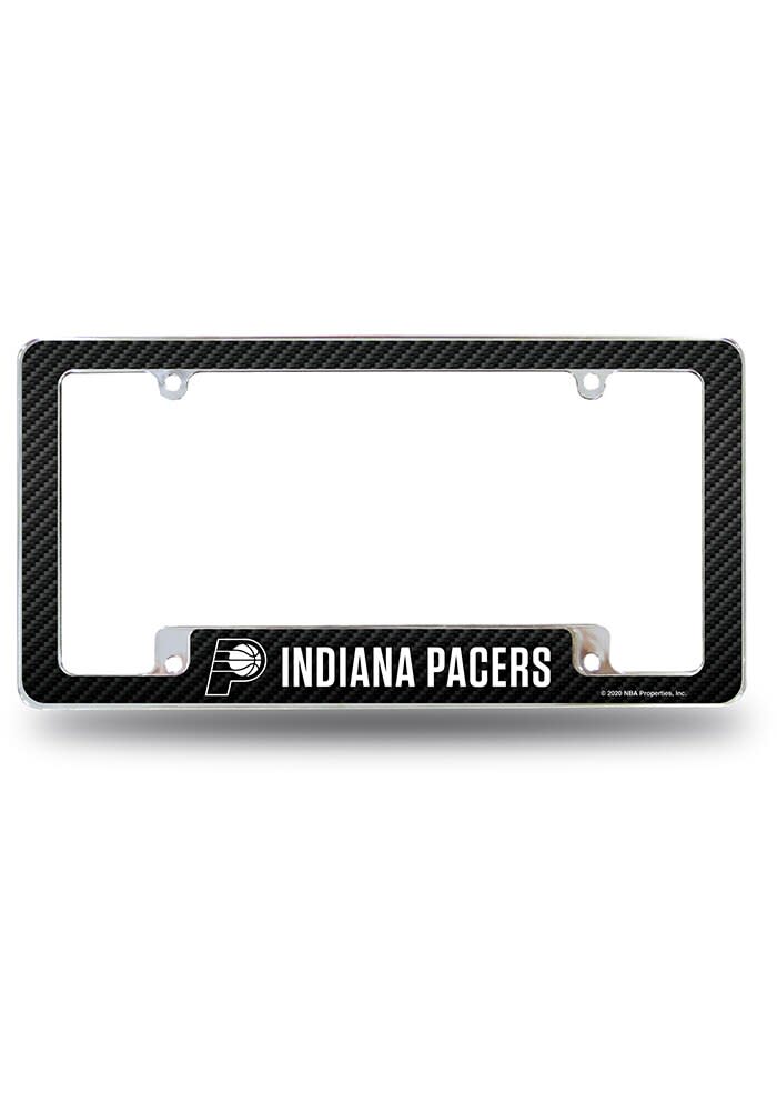 Indiana Pacers License Frame- Indiana Pacers All Over Carbon Fiber ...