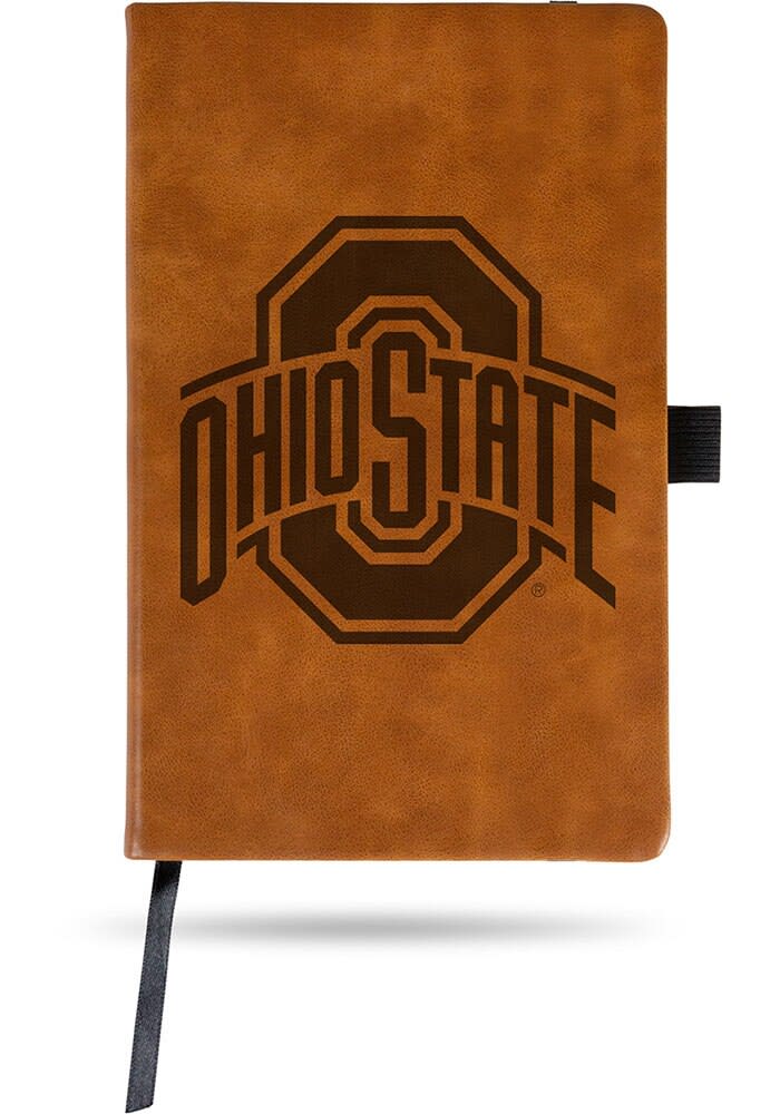 Ohio State Buckeyes BROWN Engraved Notebook and Folder - 74265904