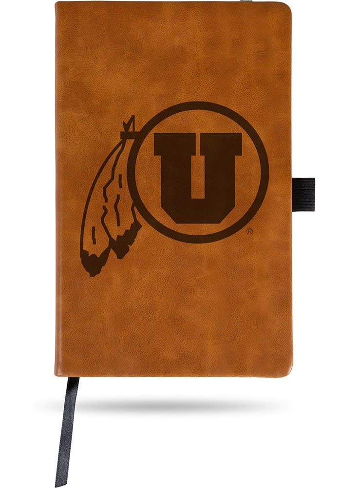 Utah Utes BROWN Engraved Notebook and Folder - 74265964