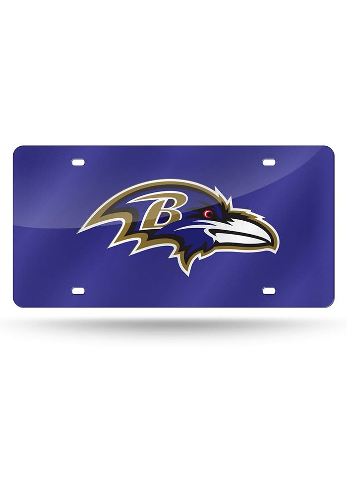 Baltimore Ravens License Plate- Baltimore Ravens White Laser Cut ...