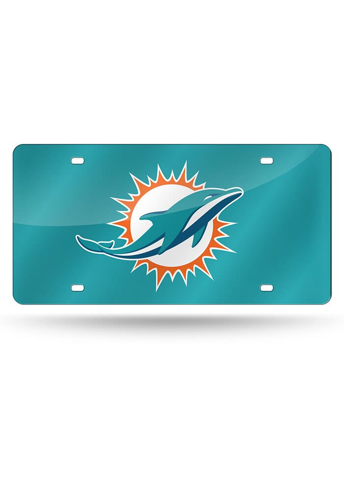 Miami Dolphins License Plate- Miami Dolphins TEAL Laser Cut Decorative ...
