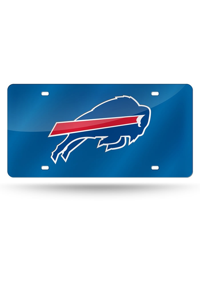 Buffalo Bills License Plate- Buffalo Bills White Laser Cut Decorative ...