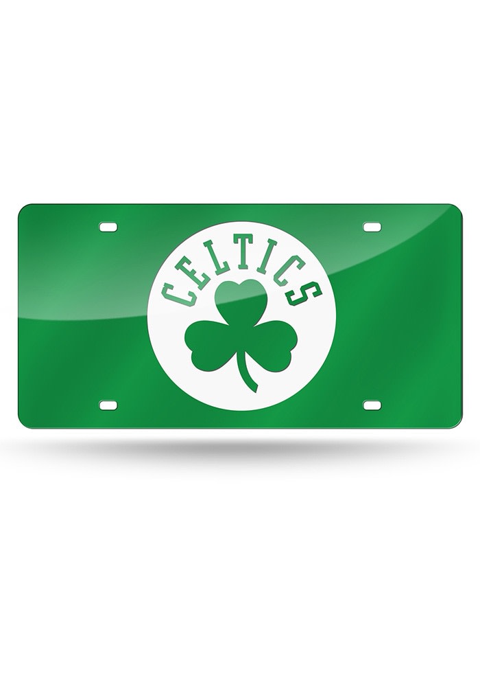 Boston Celtics License Plate- Boston Celtics White Laser Cut Decorative ...