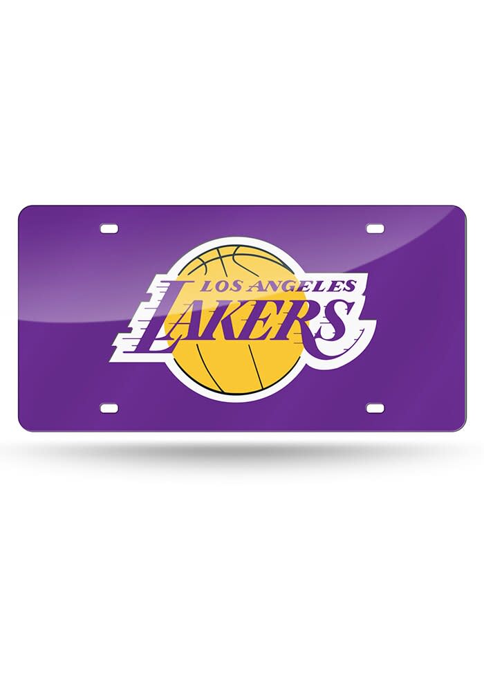 Los Angeles Lakers License Plate- Los Angeles Lakers Laser Cut License ...
