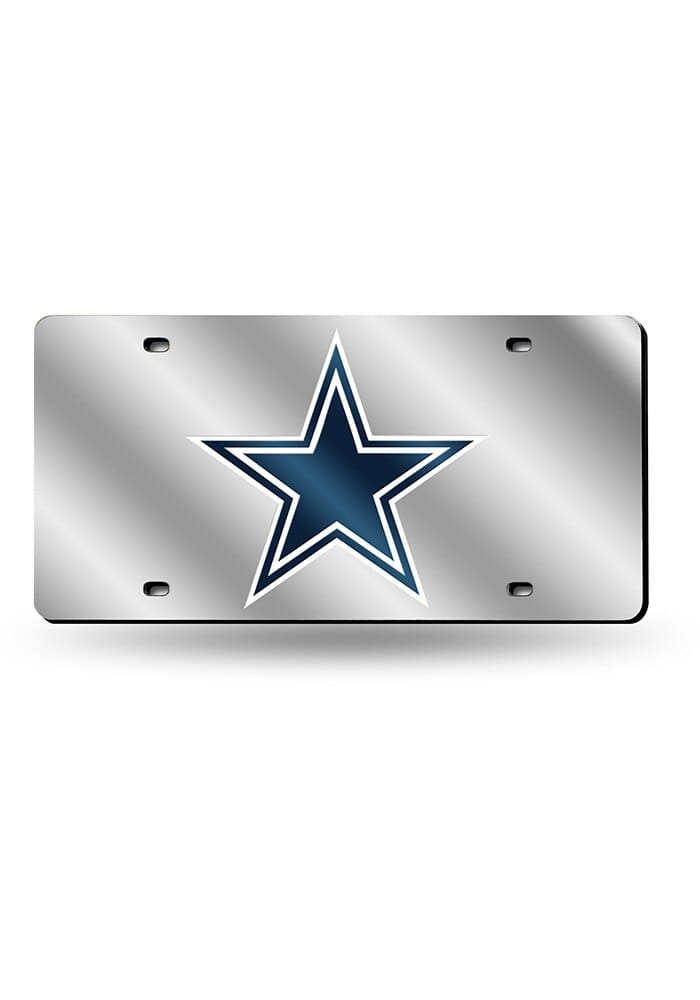 Dallas Cowboys License Plate- Dallas Cowboys SILVER Laser Cut ...