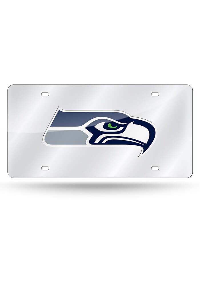 Seattle Seahawks License Plate- Seattle Seahawks SILVER Laser Cut ...