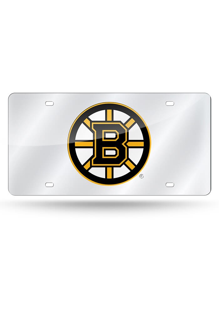 Boston Bruins License Plate- Boston Bruins SILVER Laser Cut Decorative ...
