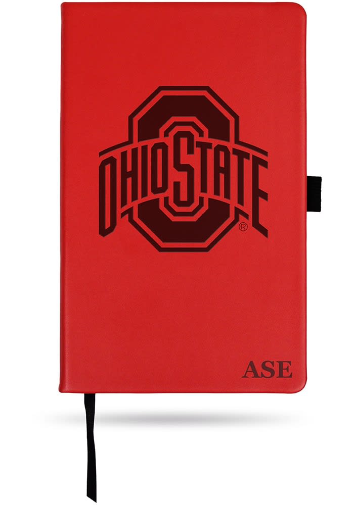 Ohio State Buckeyes Red Personalized Laser Engraved Notebook and Folder ...