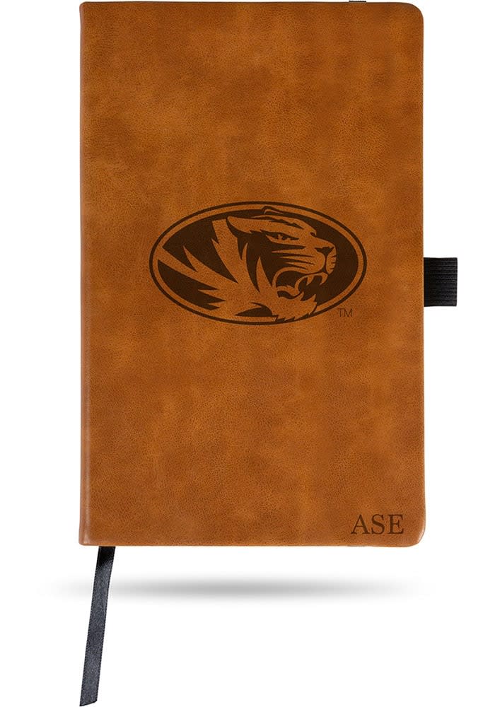 Missouri Tigers BROWN Personalized Laser Engraved Notebook and Folder ...