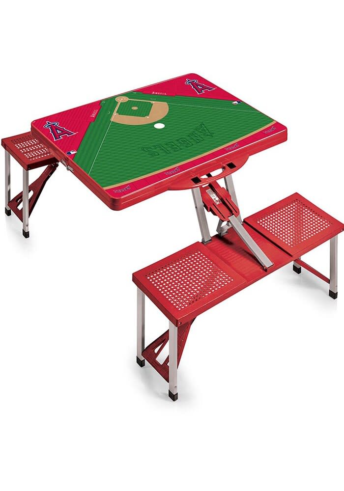 Los Angeles Angels Portable Picnic Table - RED
