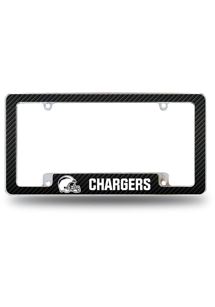 Los Angeles Chargers License Plate Frame - Los Angeles Chargers BLACK ...