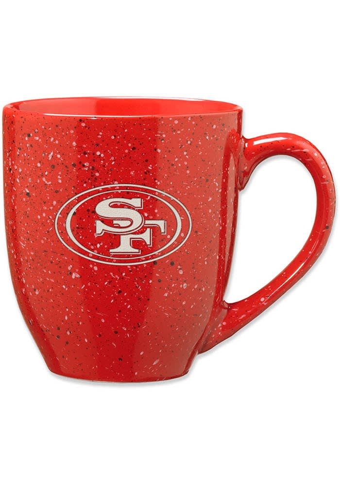 San Francisco 49ers Red 16oz Speckle Ceramic Mug - 74268450