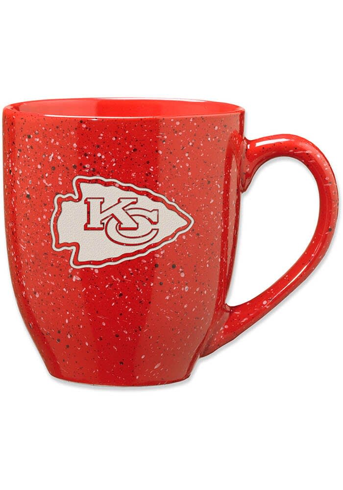 Kansas City Chiefs Red 16oz Team Logo Speckled Ceramic Mug - 74268615