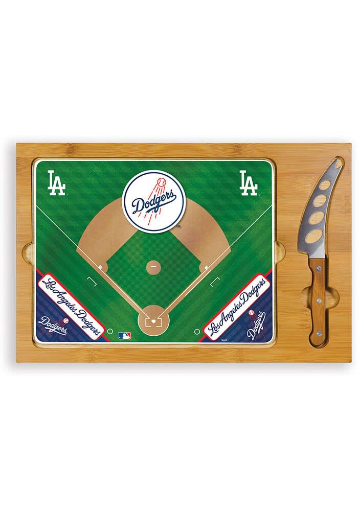 Los Angeles Dodgers BROWN Icon Glass Top Cutting Board - 7427247