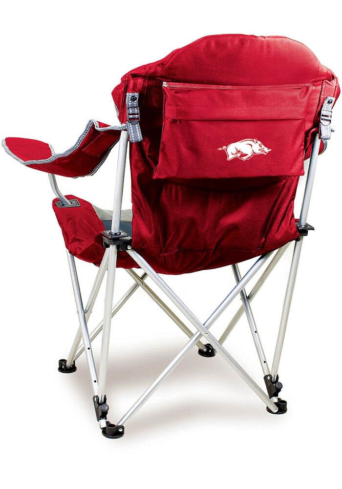 Arkansas Razorbacks Red Reclining Folding Chair - 7427675