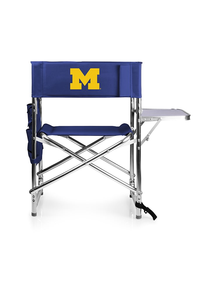 Michigan Wolverines BLUE Sports Folding Chair - 7429345