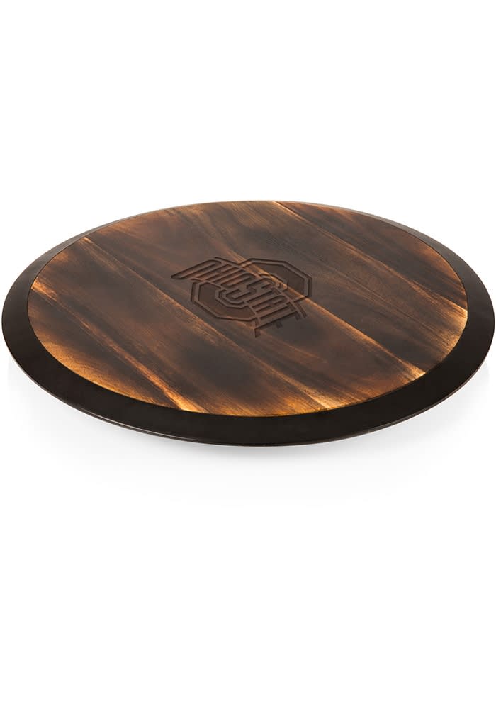 Ohio State Buckeyes BROWN Lazy Susan Serving Tray - 7429768