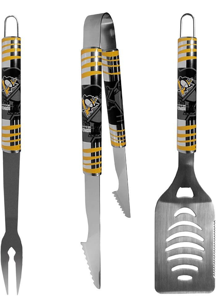 Pittsburgh Penguins 3 piece Tailgater Tool Set - GREY