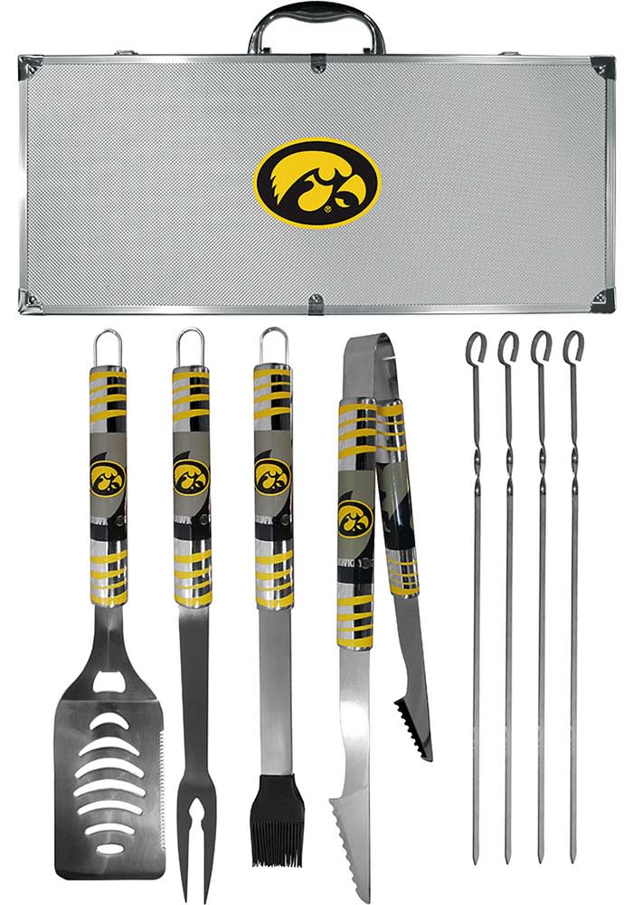 Iowa Hawkeyes GREY 8 Piece Tailgater Tool Set - 74750884