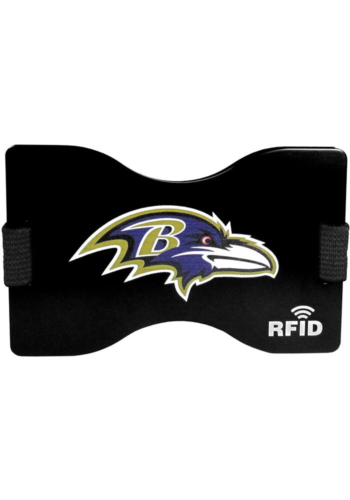 Baltimore Ravens BLACK RFID Mens Bifold Wallet - 74753251