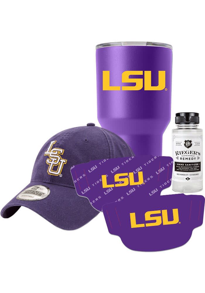 LSU Tigers Back to School Gift Set Fan Mask
