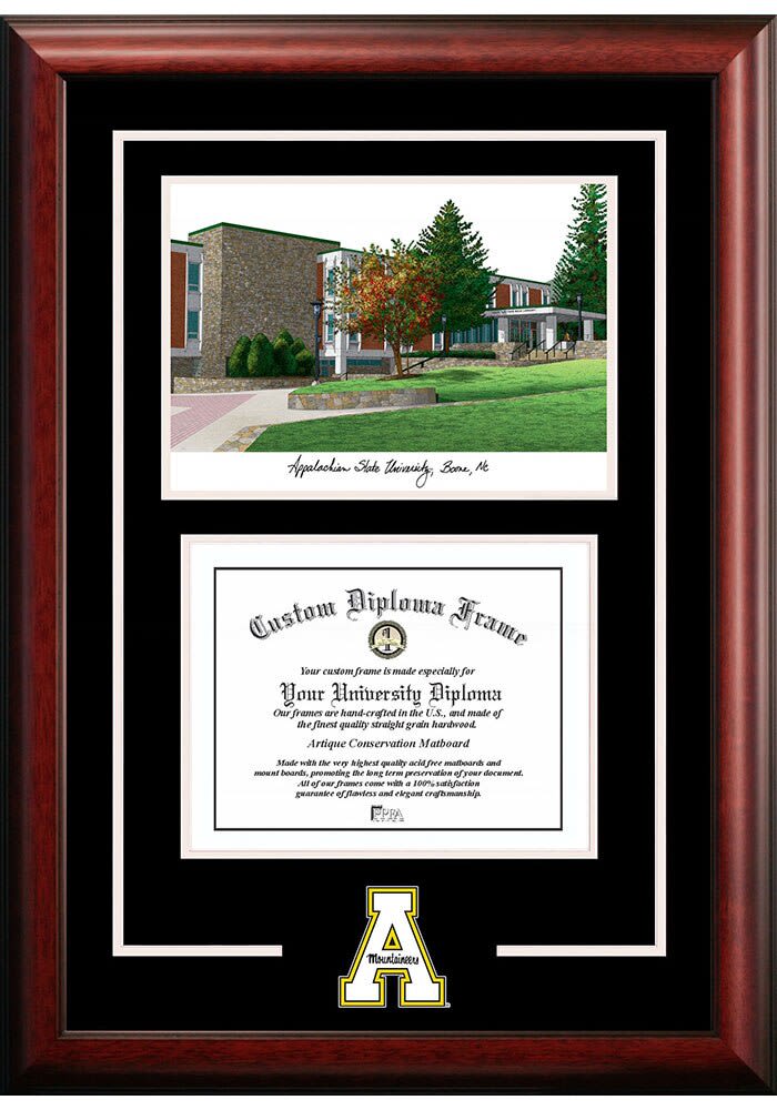 Appalachian State Mountaineers Spirit Graduate Diploma Picture Frame