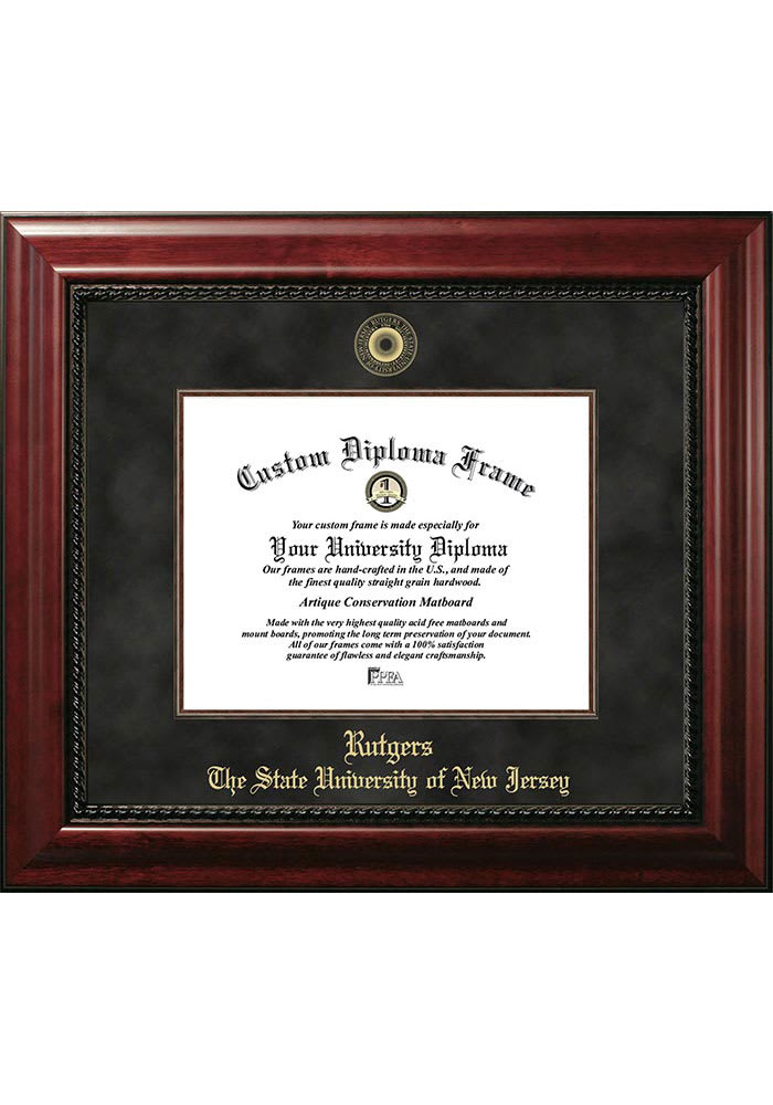 Rutgers Scarlet Knights Brown Executive Diploma Diploma Frame - 7490673