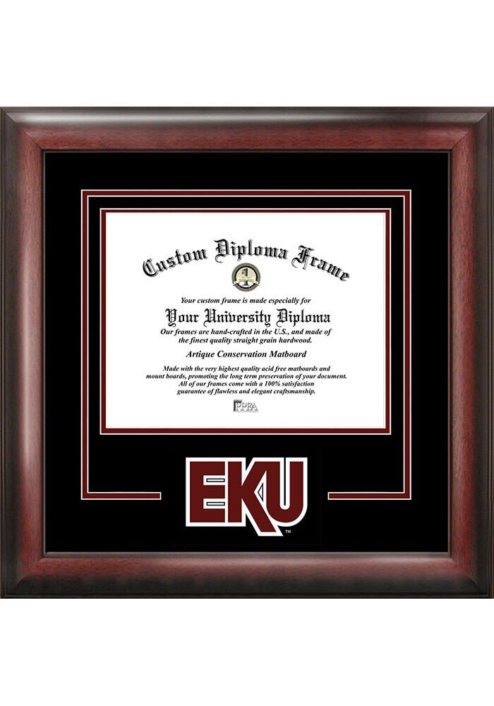 Eastern Kentucky Colonels Brown Spirit Diploma Diploma Frame - 7491228