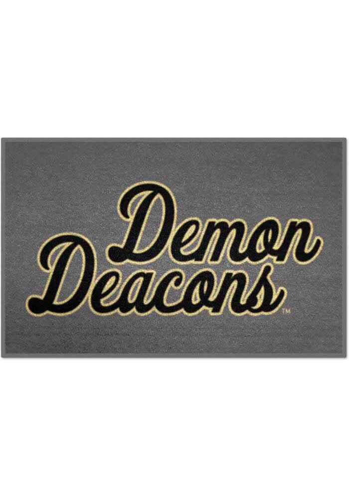 Wake Forest Demon Deacons Script Interior Rug DARKGREY - 7508093