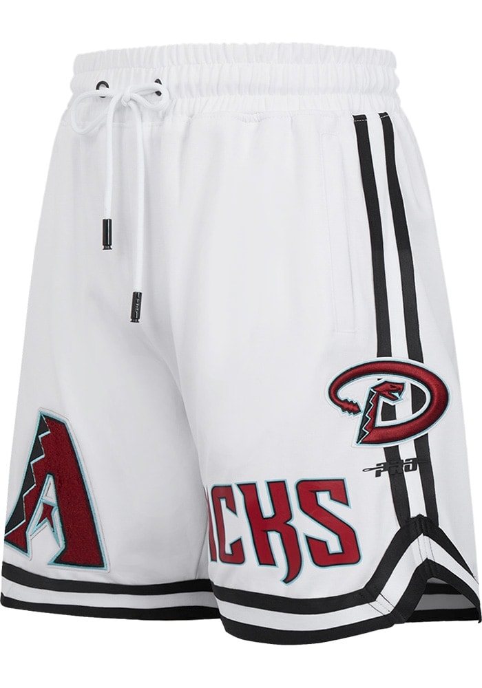 Arizona Diamondbacks Mens Pro Standard White Classic Chenille Shorts ...